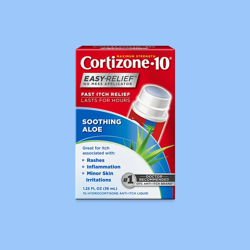 Itch Relief with Easy-Relief No Mess Applicator | Cortizone-10®